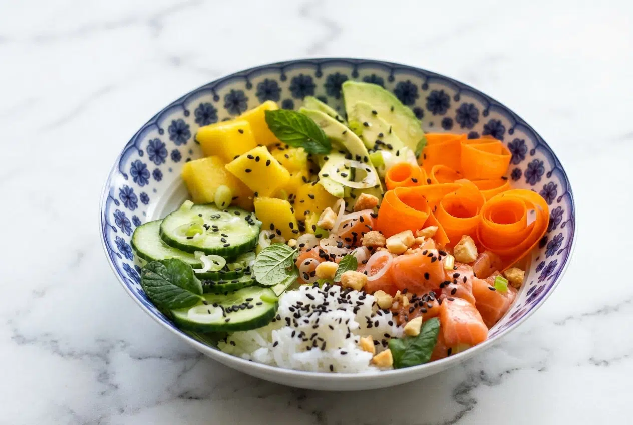 Réussir Le Meilleur Poke Bowl Saumon Avocat Frais Et Croquant