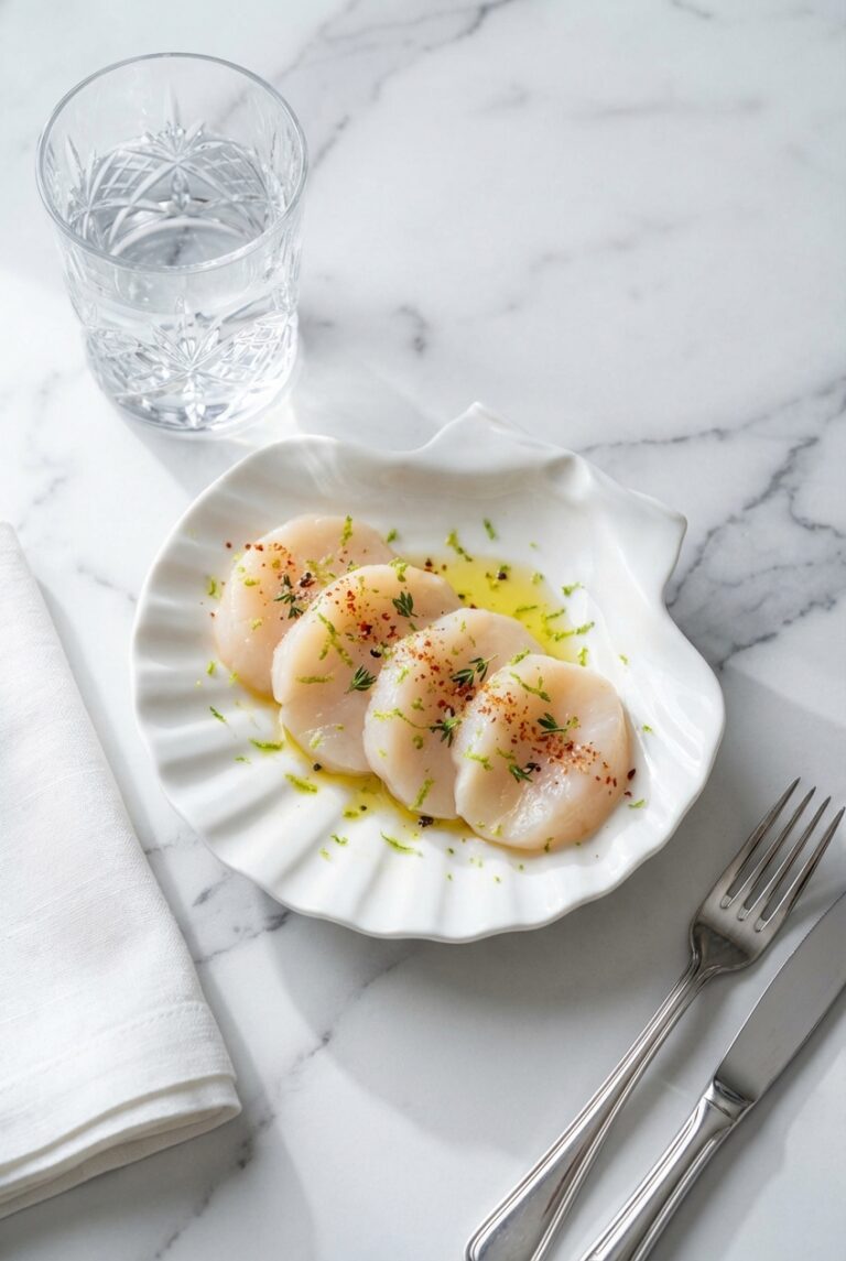 La Recette Carpaccio De Saint Jacques Pour Épater Vos Convives