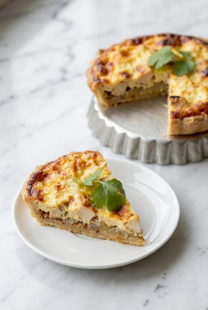 Découvrez La Meilleure Recette De Quiche Au Poulet Ultra Crémeuse
