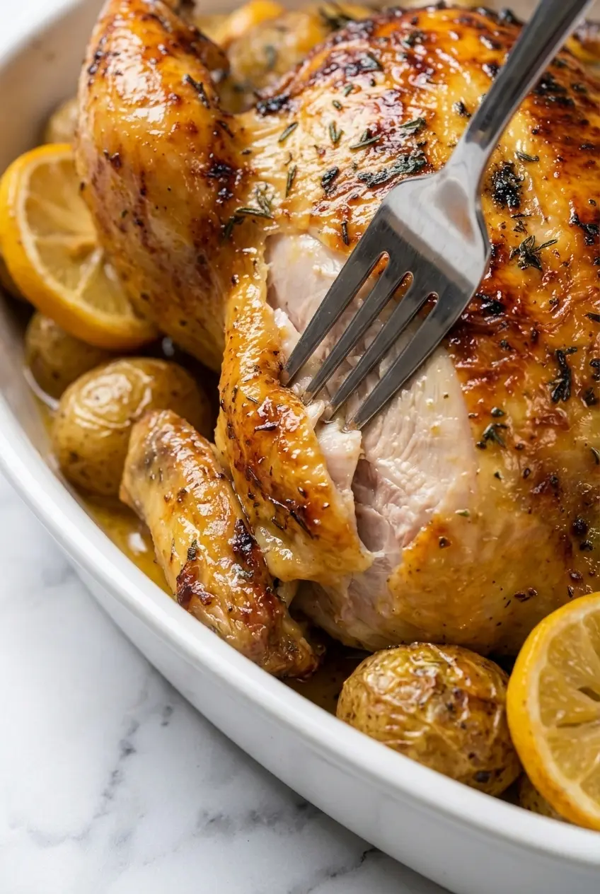 Poulet Rôti Au Miel Et Au Citron Sublime Et Inratable