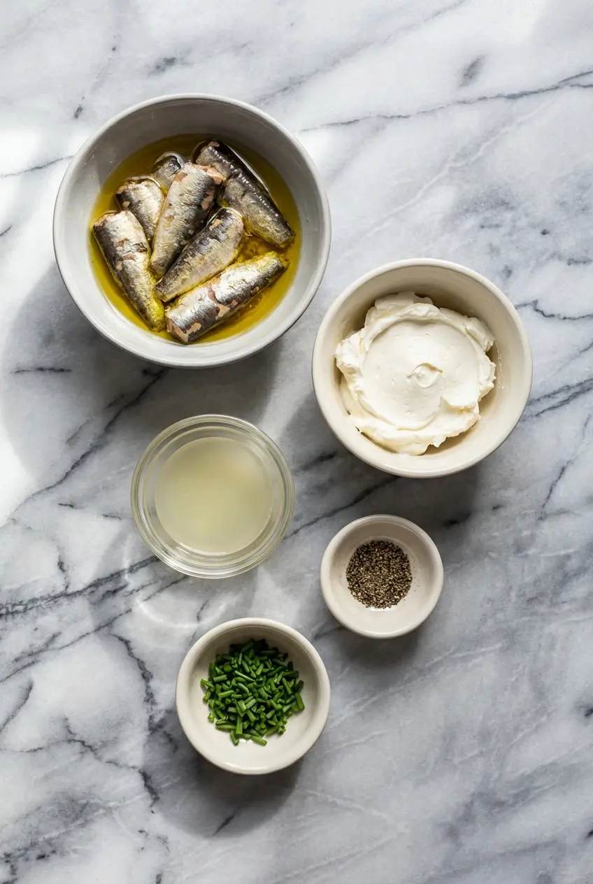 Rillettes De Sardines Au Citron Vert Et Baies Roses
