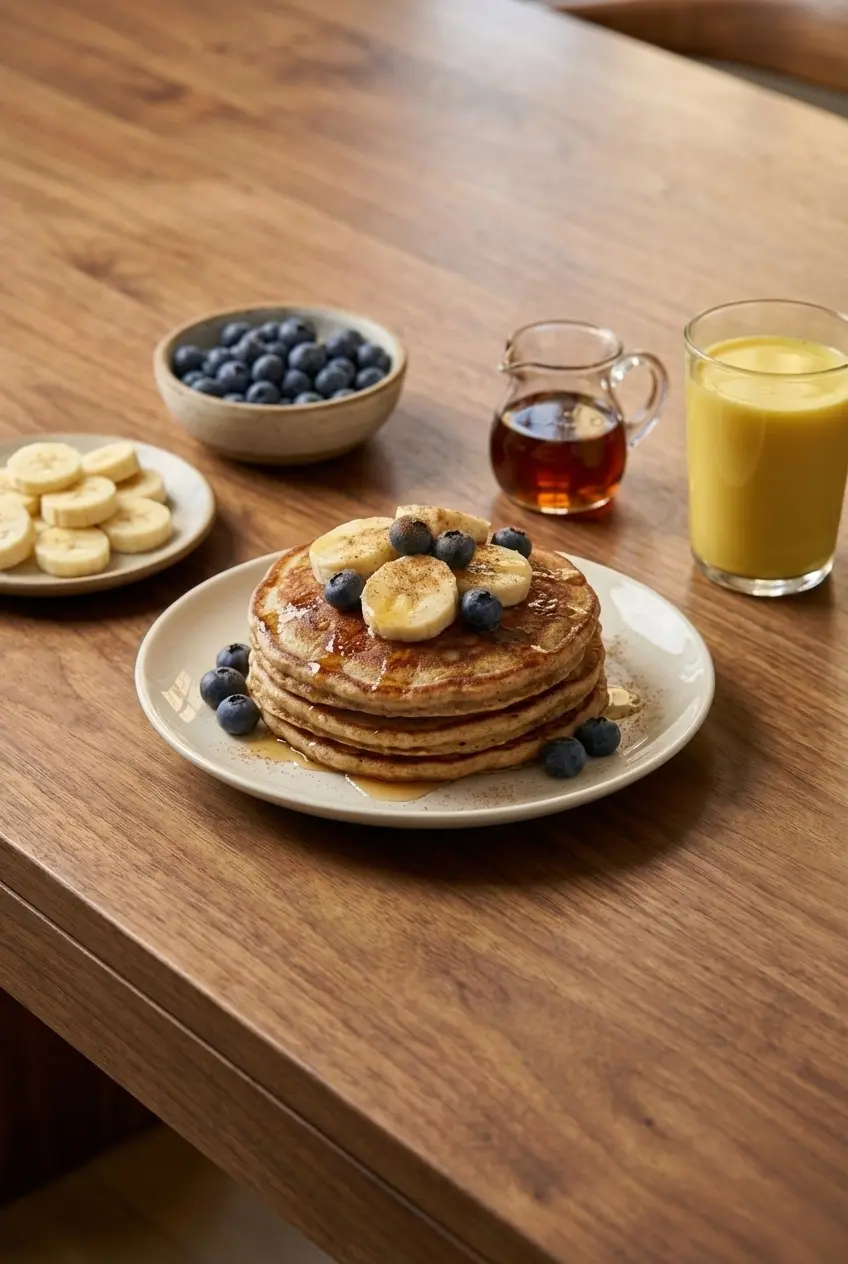 Pancakes Banane Et Avoine Moelleux Et Sains Sans Sucre